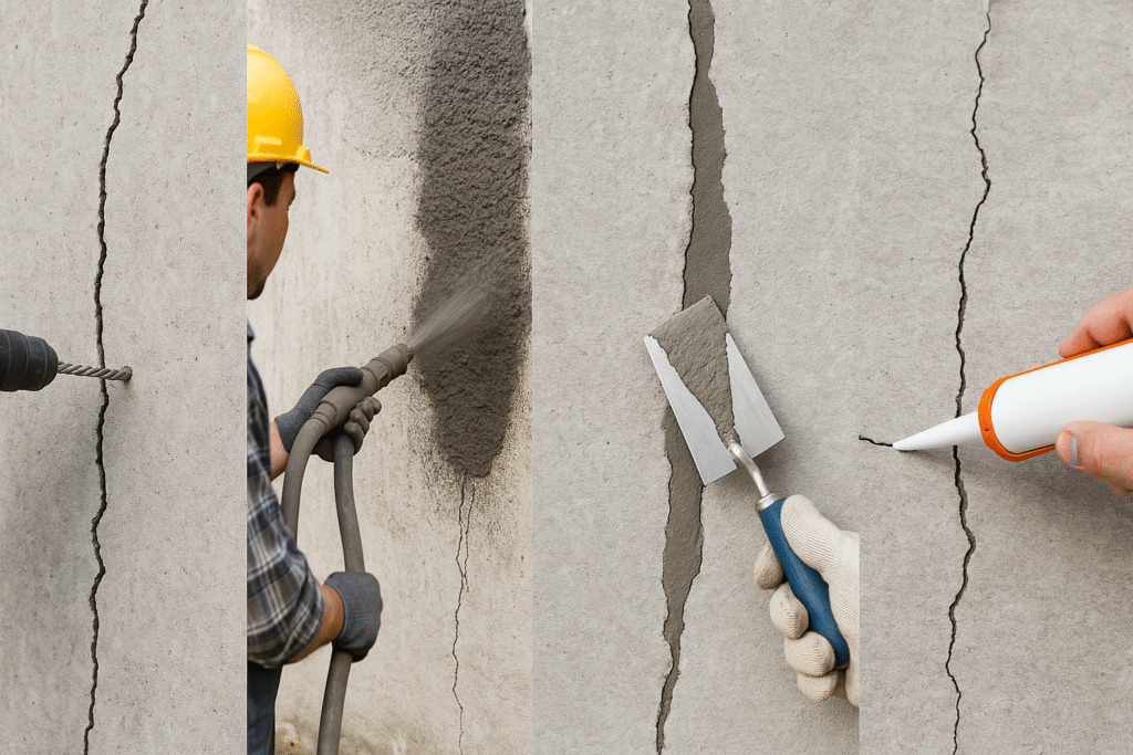 ¿Cómo tapar las grietas en el concreto? Los 3 métodos más confiables ...