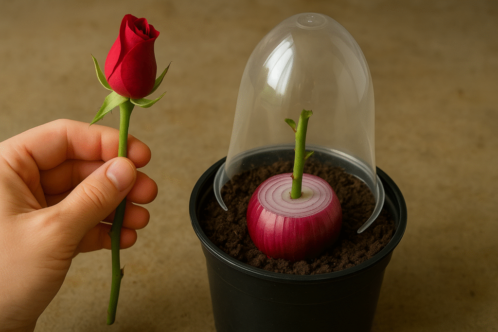 Un método eficaz para reproducir rosas, para el cual se necesita una ...