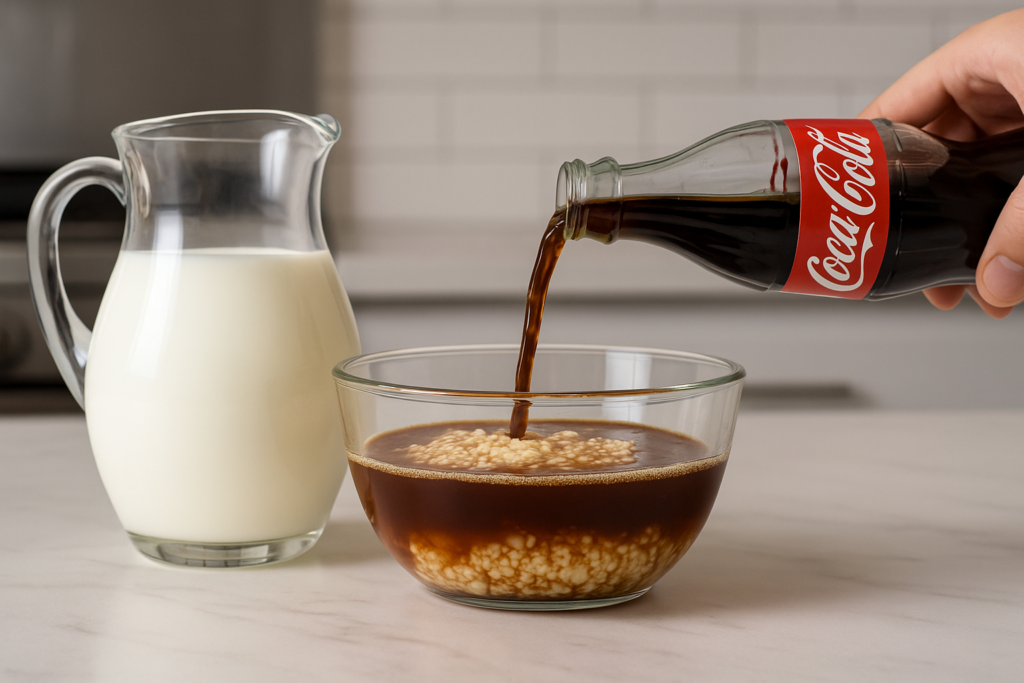 Un Experto Reveló este Secreto: Mezcla Leche con Coca-Cola y Descubre ...