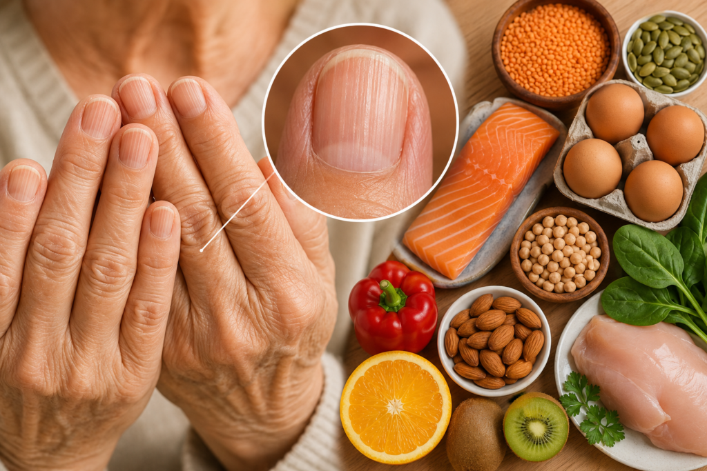 Rayas verticales en las uñas después de los 60: posibles causas y ...